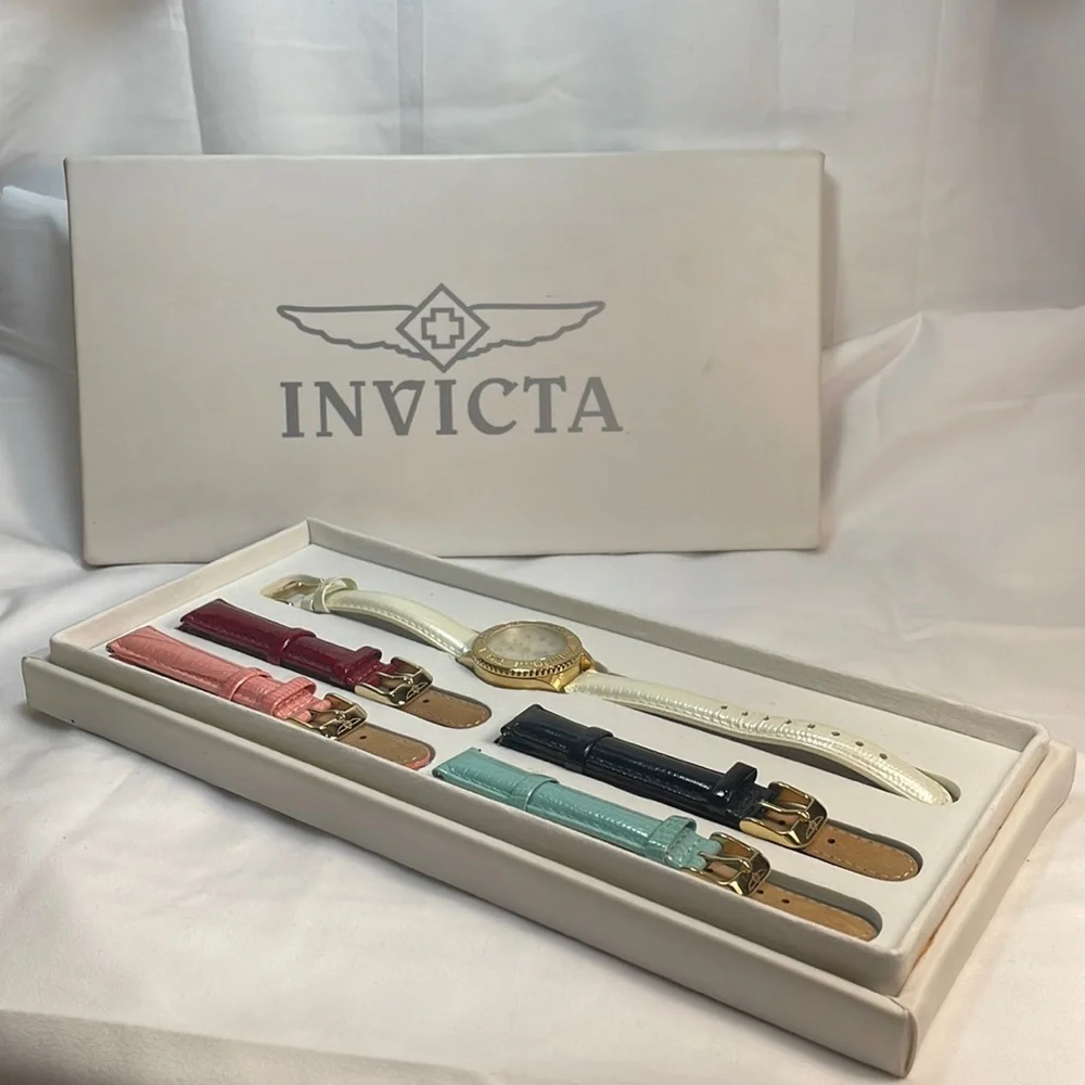 Invicta | Accessories | Invicta Lupah Womens Watch With Mother Of Pearl ...